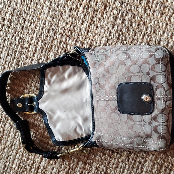 Coach | Bags | Coach Bleecker 65th Anniversary Jaquared Canvas Leather ...